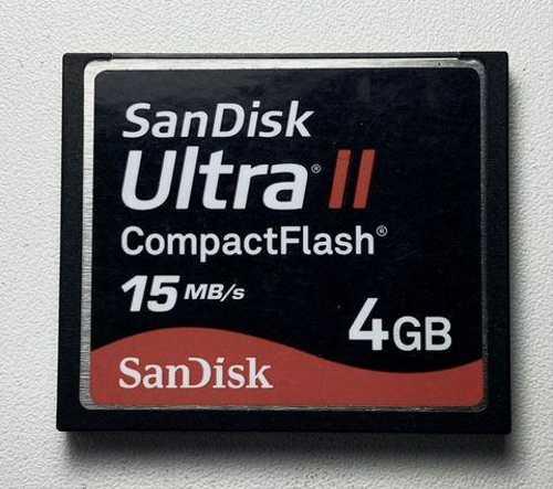 CompactFlash SanDisk Ultra II 4 GB
