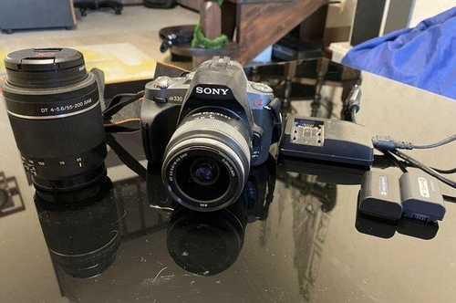 Фотоаппарат sony a330 dual kit, объектив sigma, вс