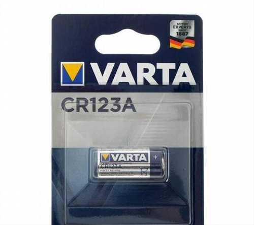 Батарейка литиевая Varta Professional, CR123A (DL123A) -1BL, для фото, 3В, блистер, 1 шт