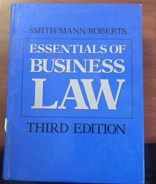 Essentials of business law (1989)