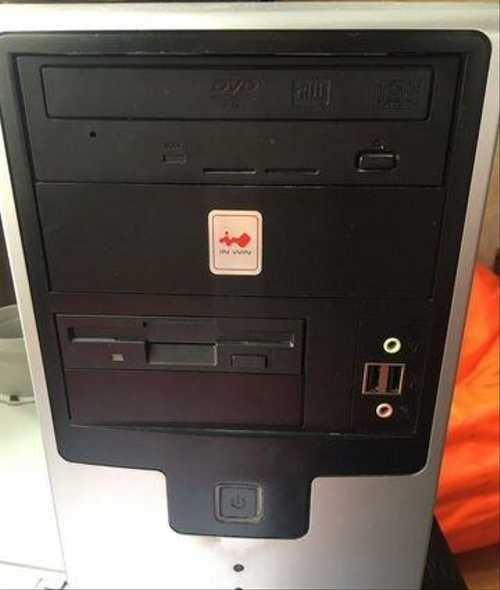 Корпус системного блока + DVD/RW + floppy