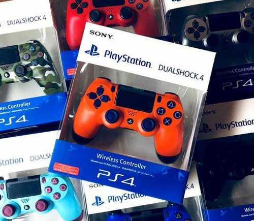 Dualshock 4 v2 геймпад джойстик PS4 Sunset Orange