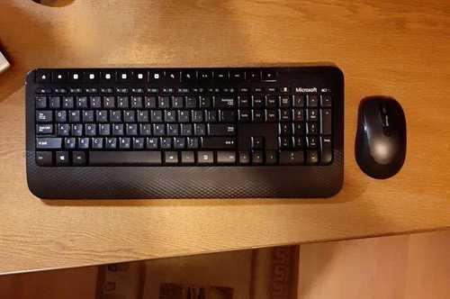 Беспроводная клавиатура и мышь Microsoft Wireless