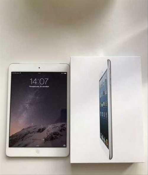 Apple iPad mini 16Gb Wi-Fi + Cellular (белый)
