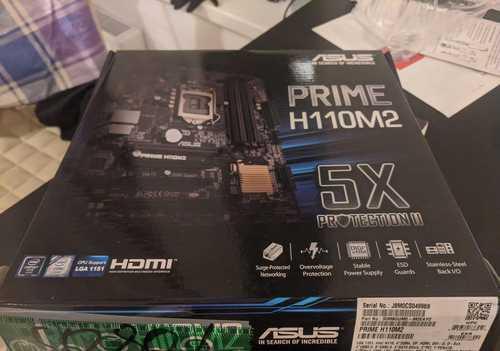 Материнская плата asus prime H110M2