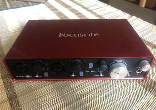 Звуковая карта focusrite 2i4 2nd gen