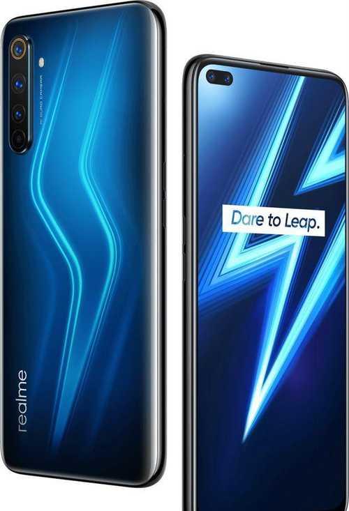 Новый Realme 6PRO синяя молния 8/128