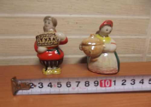 Тульский пряник самовар миниатюра фарфор статуэтка