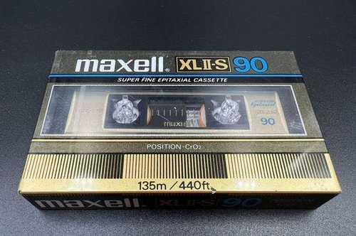 Запечатанная кассета Maxell xlii-S 90 1985г