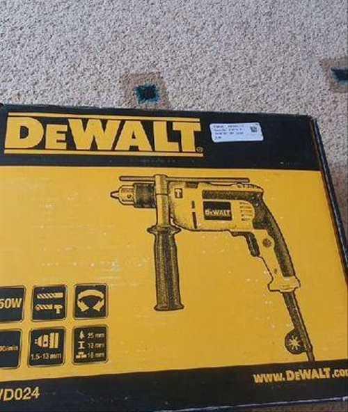 Дрель dewalt DWD 024 новая