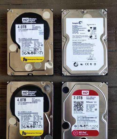 Жесткий диск WD, Seagate. 1-4TB