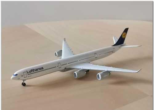 Самолет AIrbus A340-600 Lufthansa 1/500 Del Prado