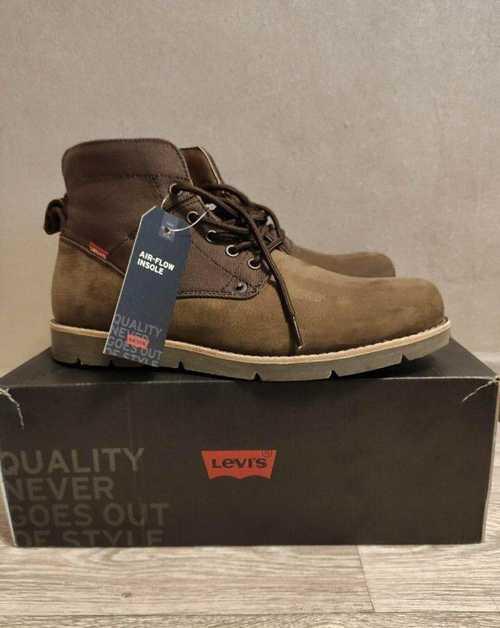 Ботинки Levi's Jax Dark Brown размер 44