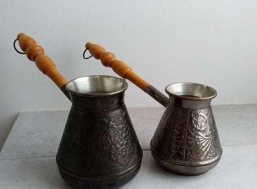 Турка для кофе медная