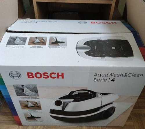 Моющий пылесос bosch aqua wash & clean serie 4