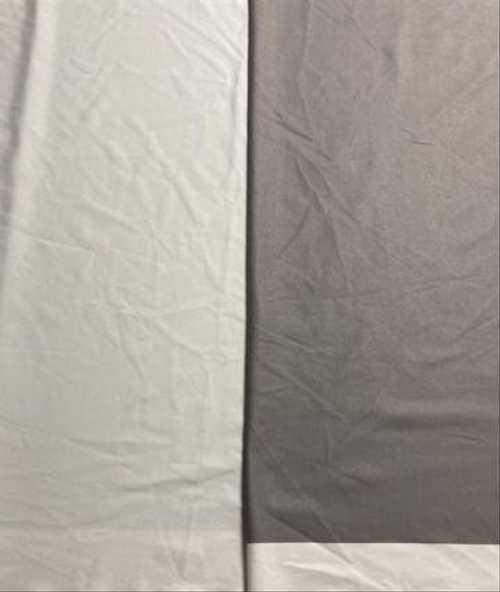 Бифлекс ткань серого и белого цвета