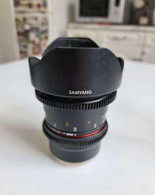 Объектив Samyang 14 mm T 3.1 E mount