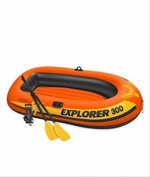Лодка 3-х местная Intex Explorer-300 211х117х41 см