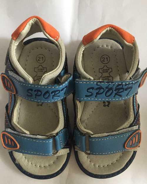 Сандалии-босоножки кожа новые финляндия