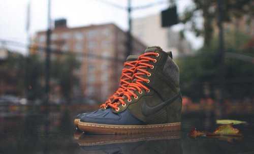 Nike dunk sky hi sneakerboot утеплённые кроссовки