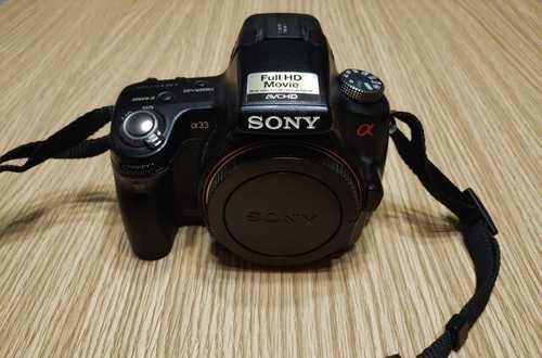 Зеркальный фотоаппарат sony alpha 33