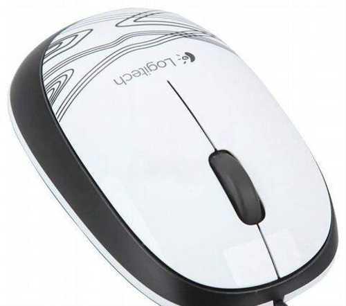 Мышь (910-002944) Logitech mouse M105 white new