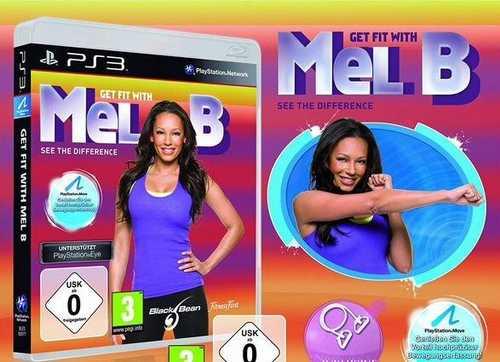 Игра для PS3 Get Fit with Mel B новая полный компл