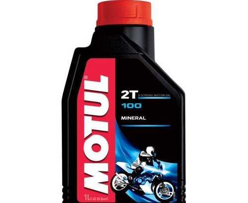 Масло для двухтактных мотоциклов Motul 100 2T, 1л