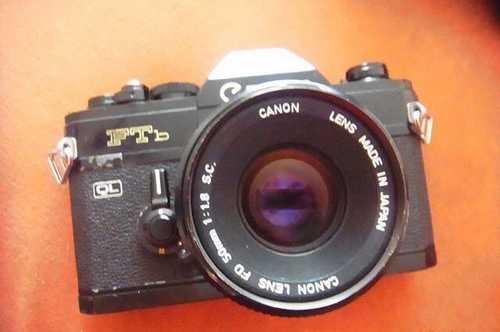 Пленочный фотоаппарат canon FTB