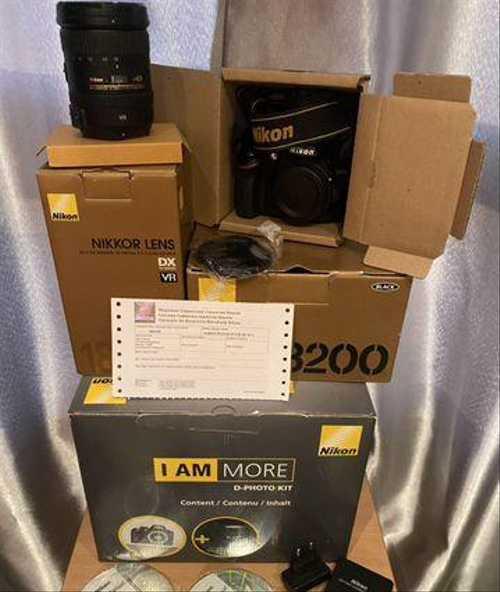 Фотоаппарат Nikon D3200 Kit 18-200VR ll