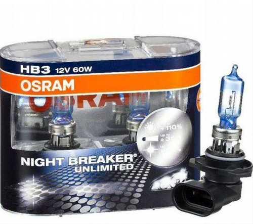 Лампа HB3 12V 60W osram +110 евробокс