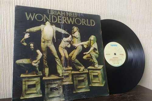 LP Uriah Heep"Wonderworld"1974 Bronze UK press