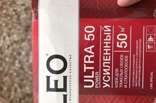 Клей для тяжелых обоев kleo ultra 50 м2