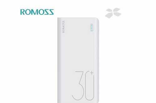 Портативный аккумулятор 30000mAh romoss sense 8+