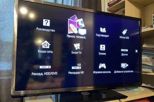 Телевизор Smart LED TV 40PFL5007T/60 Philips