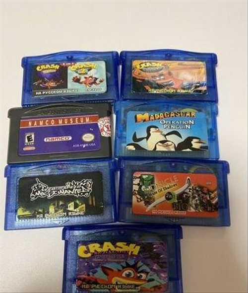 Картриджи Game Boy Advance GBA