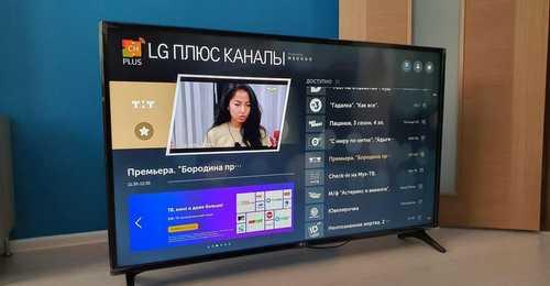 Телевизор LG 49 дюйм. UltraHD 4K, SmartTV 49UJ630v