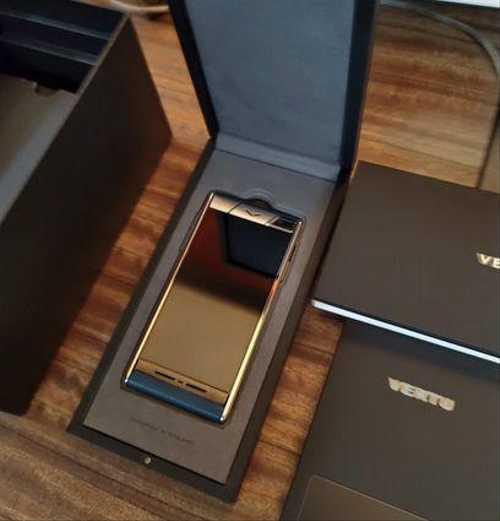 Vertu aster TI silver calf gentleman blue