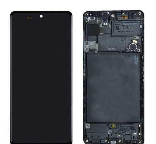 Дисплей для Samsung A715F Galaxy A71 в рамке