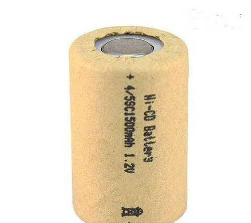 Аккумулятор NI-Cd 4/5SC (1.2V, 1500mAh)