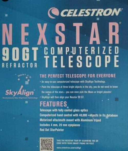 Телескоп Celestron NexStar 90Gt Refractor