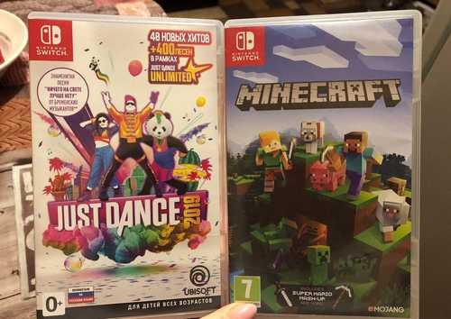 Just Dance 2019,Minecraft(Nintendo Switch )