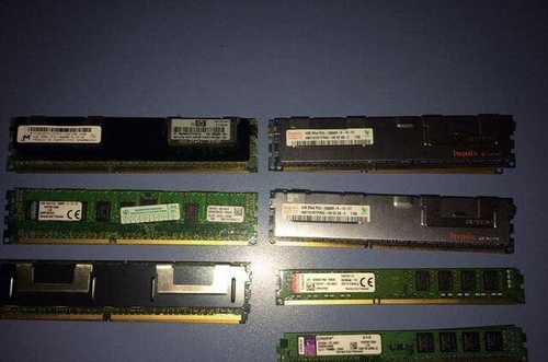 Планки памяти DDR2 \ DDR3 с ECC