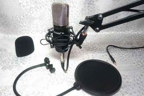 Набор студийный микрофон стойка паук поп-фильтр