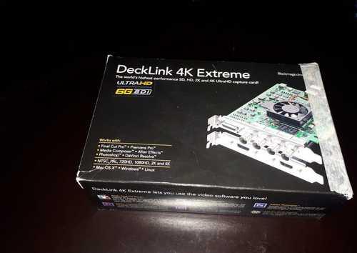 Плата видеозахвата Decklink 4k Extreme 6g sdi
