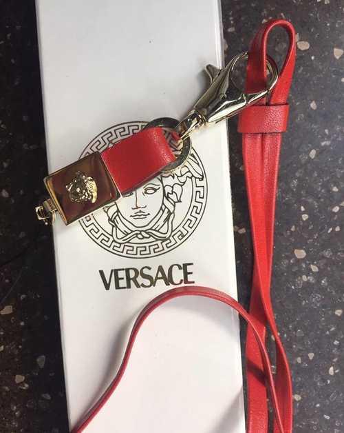 Брелок на шею кожаный Versace