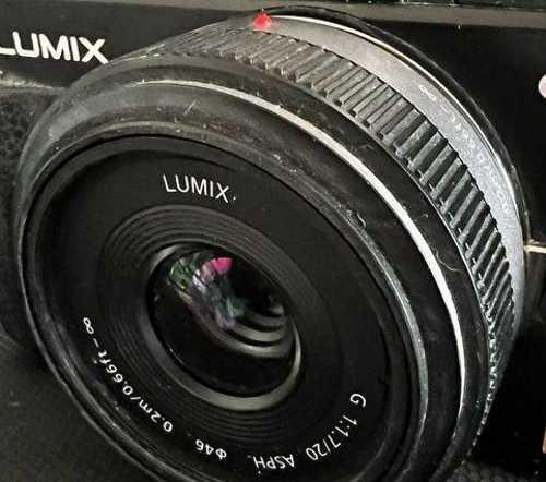 Объектив Panasonic Lumix G 20 мм / F1.7 asph, черн