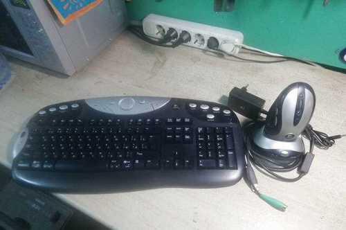 Беспроводная клавиатура мышь Logitech Cordless MX