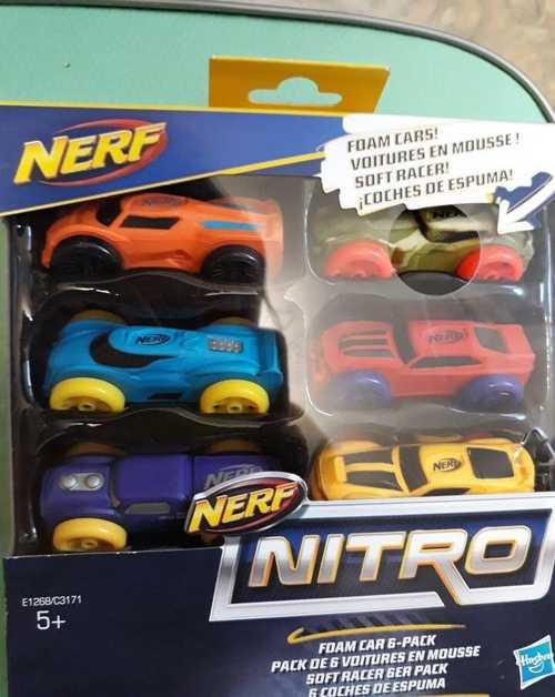 Набор машинок Nerf новый