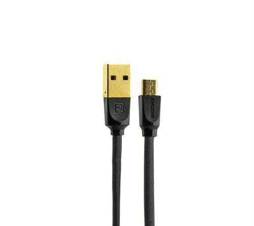 USB дата-кабель Remax microUSB черный, 1.0 м